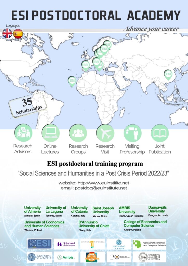 Post-Doctoral Programme – EUROPEAN SCIENTIFIC INSTITUTE